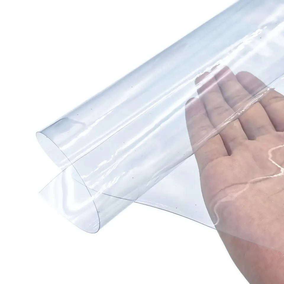 Ultra-Transparent Pvc Fabric For Diy Crafts And Protection.