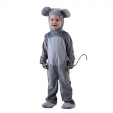 Boys, Girls, Men Halloween Rat Costume, Complete Cosplay Jumpsuit With ...