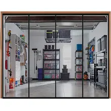Large Size Magnetic Garage Door Curtain Custom Size Mosquito Net Anti ...