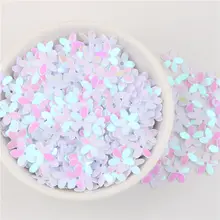 Matte Flower Sequins 10mm Cup Five Finger Sequin Paillettes DIY Sewing ...