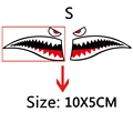 1Set Bicycle Frame Decoration Sticker Shark Head Tube Sticker MTB Bike ...