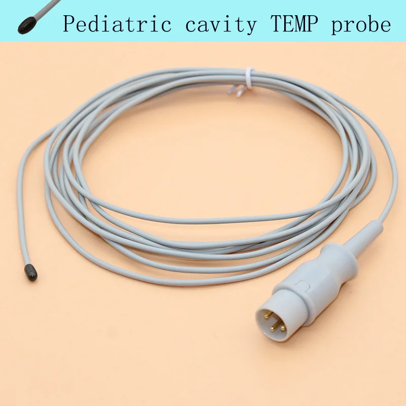Reusable medical temperature probe for Air shield monitor,3pin adult ...