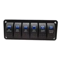 Dual Led Marine Boat Rocker Switch Panel, 2-6 Gang, Truck Car Lighter ...