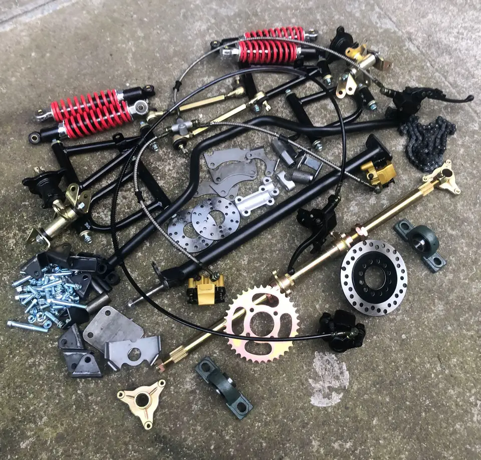 Go Kart Atv Utv Sprocket Rotor, 61Cm Steering Handlebar, Karting ...