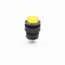 10Pcs 16MM key button switch jog reset /self-locking switch,light LED ...