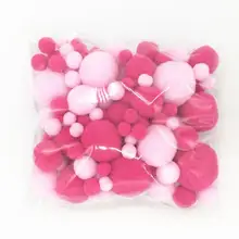 8mm To 30mm 20g Multi Size Mix Colors Pompom Fur Craft DIY Soft Pom ...
