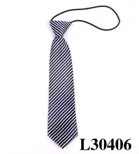 Rubber String Necktie For Girls and Boys Polyester Plaid Neck Tie for ...
