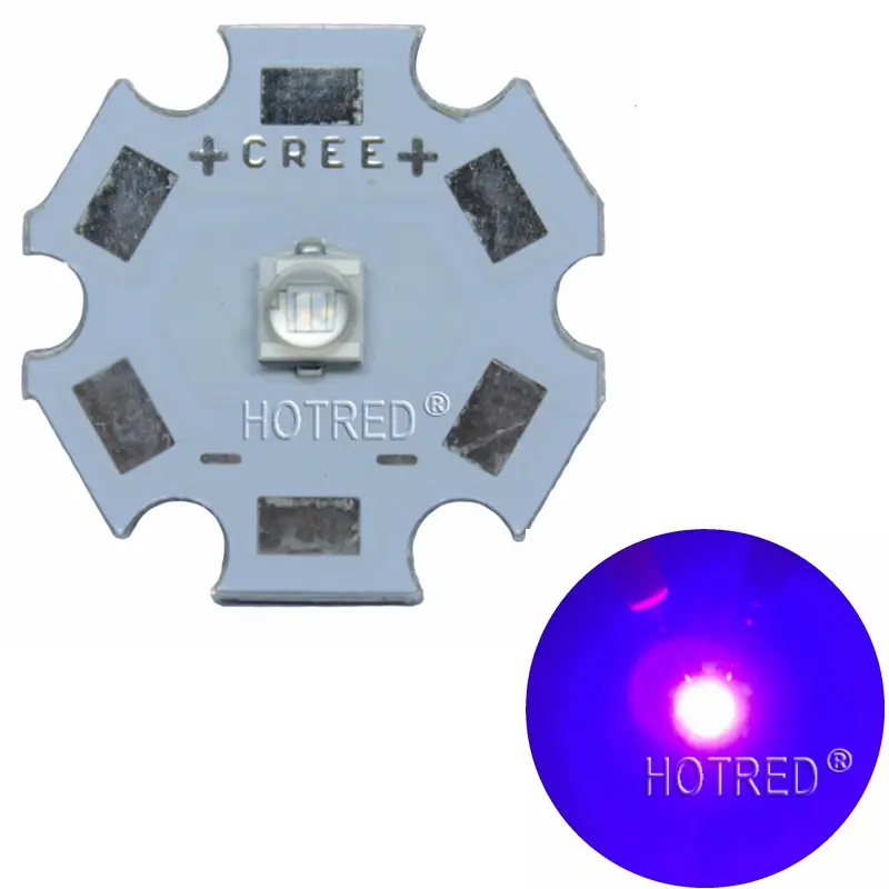 High-Power 3W Uv Led Light Beads, 3535 Chip, 365Nm-420Nm, Diy Pcb Options