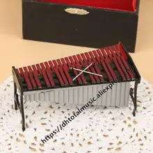 Dh Miniature Marimba Model Mini Musical Instrument Dollhouse ...
