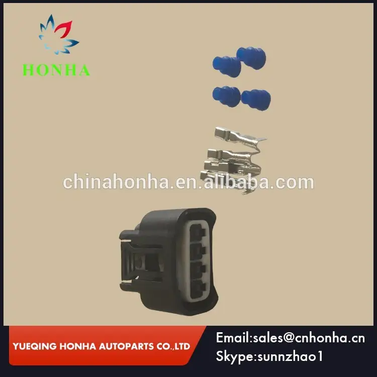 High-Voltage Ignition Connector, 4-Way Female, Toyota Compatible ...