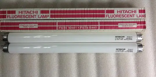 Two HITACHI F10T8/BL 10WATT Black Light fluorescent lamps, UVA 10W ...