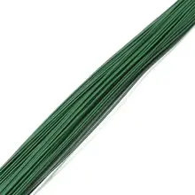 80Cm 25Pc 0.45Mm Diameter Stocking Flower Wire For Diy Nylon Flower Making.