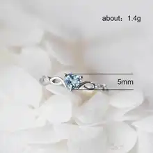 Cute Heart Zircon Ring, Romantic Gift For Her, Trendy Tiktok Style.