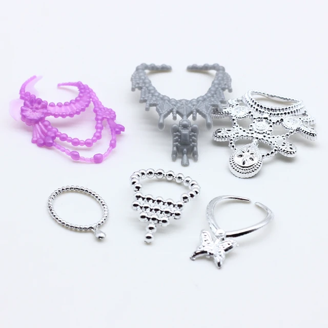 Barbie Necklace Doll Accessory Barbie Accessories Jewelry Jewellery Barbie Doll Dolls Accessories Aliexpress