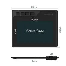 Gaomon S620 Digital Drawing Tablet, 8192 Pressure Levels, Compatible ...