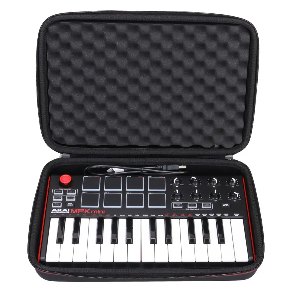 Ltgem Durable Case For Akai Midi Keyboards, Perfect Storage And Protection.