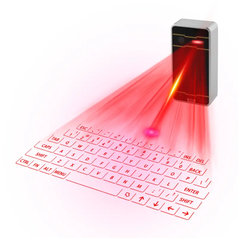 Bluetooth Laser Projection Keyboard For Iphone, Android, And Tablets ...