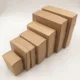 50pcs Multi Size Cute Square Kraft Packaging Box Wedding Party Favor ...