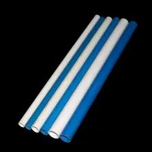 Blue/White Pvc Irrigation Tube, Perfect For Garden Connectors.