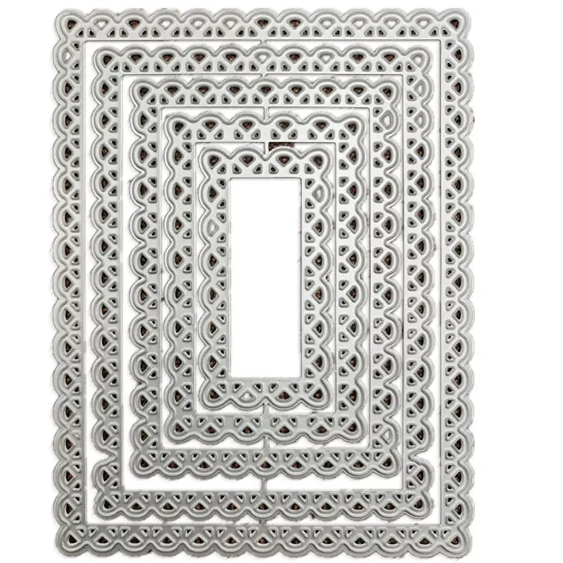 Stunning Nested Scallop Frame Dies For Diy Crafts And Scrapbooking!