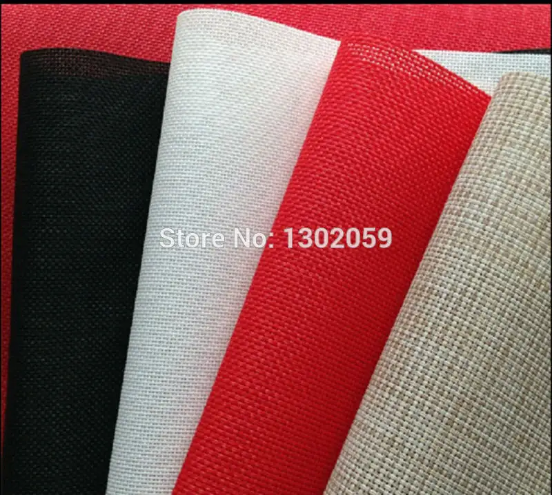 Available 14CT And 18CT Plastic Embroidery Aida Cloth Fabric / Plastic ...
