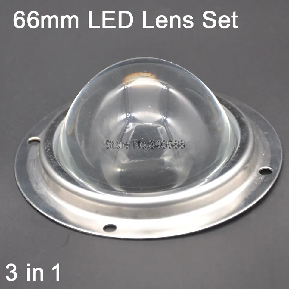 Enhance Your High-Power Led With This 66Mm Optical Glass Lens!