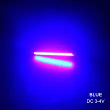 10pcs 60x8mm 2V 3V LED Bulb COB Strip 3.7V Chip On Board 60MM Warm Cold ...