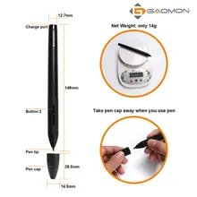 Gaomon Digital Drawing Stylus, Rechargeable, Eco-Friendly, Perfect For ...