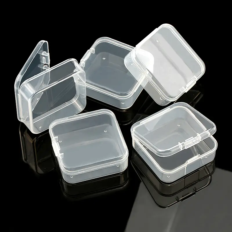 Transparent Square Plastic Box For Stunning Jewelry Storage & Display!