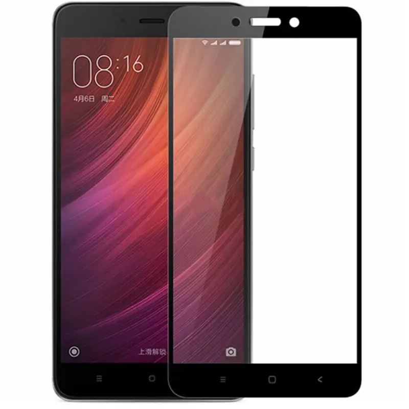 Full Cover Color Tempered Glass For Xiaomi Redmi 4 Prime 4A Note 4 ...
