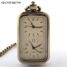 2020 Gorben watch fashion design double time small pocket watch women ...