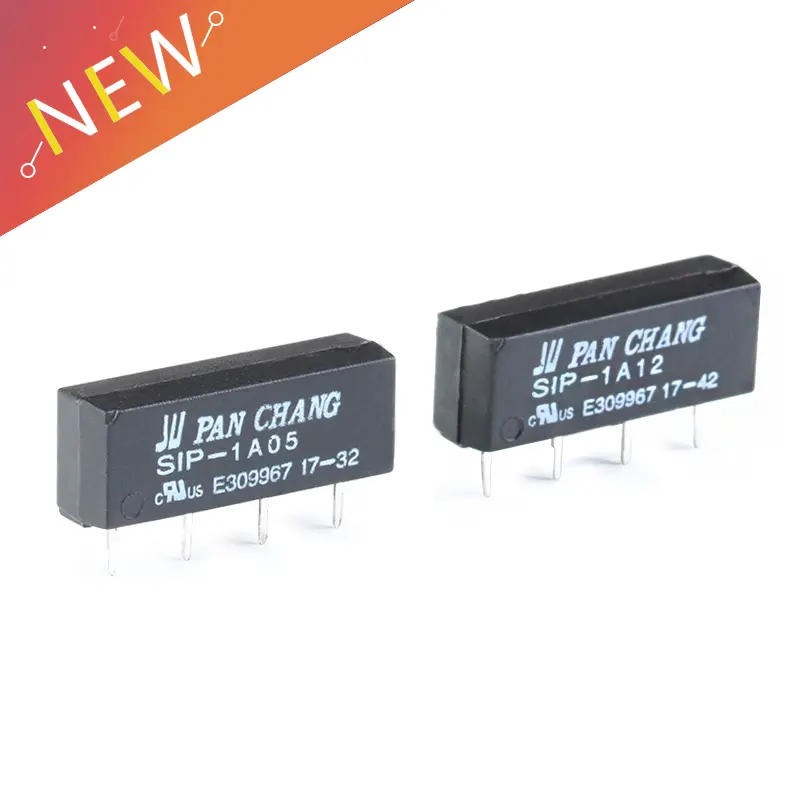 5V 12V Reed Relay Switch Module Sip-1A Series 4Pin Reversible Relays