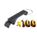 Lot 100pcs Free Customized Aluminium Portable Can Opener Key Chain Ring ...