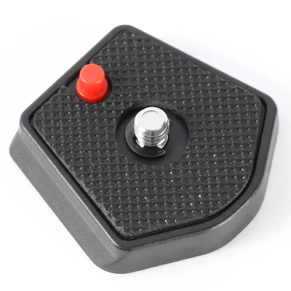 Quick Release Plate For Manfrotto Tripod Monopods, 1/4" Screw Compatible