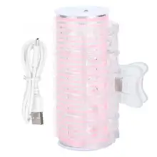Mini Usb Portable Electric Hair Roller For Bangs Curling At Home.