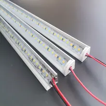 Super Bright 72 Led 50Mm Aluminum Profile Corner Light Bar - Kitchen Closet