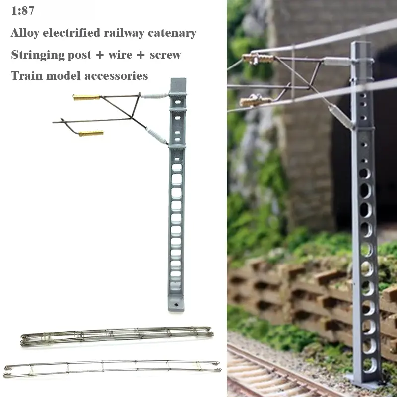 Electrified Railway Catenary Set For Train Models, Perfect Accessories!
