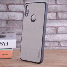 Case for Xiaomi Redmi note 7 pro coque Luxury textile Leather skin soft ...