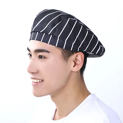 Men Women Mesh Patchwork Chef Restaurant Kitchen Cooking Work Wear Hats ...