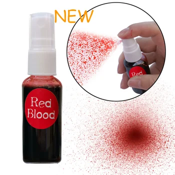 30ml Fake Blood Spray Halloween Party Bleeding Makeup Zombie Horror ...