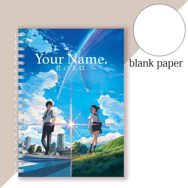 Anime Your Name 2 Movie Manga Spiral Ring Notebook Poster Andrew Kimi ...