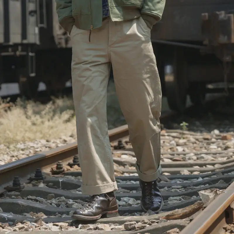 Bronson WW2 1942 US Army Military Chinos Vintage Men's Casual Pants ...