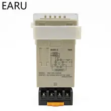 DH48S-S 0.1s-990h AC 110V 220V DC 12V 24V Repeat Cycle SPDT Programmable Timer Time Switch Relay ...