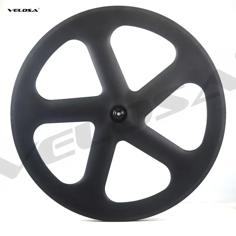 Unleash Speed With Our Premium 5-Spoke Carbon Road Wheel, Tubeless Ready!