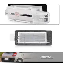 2Pcs LED License Number Plate Light For Renault Scenic 2 3 2004-2016 ...