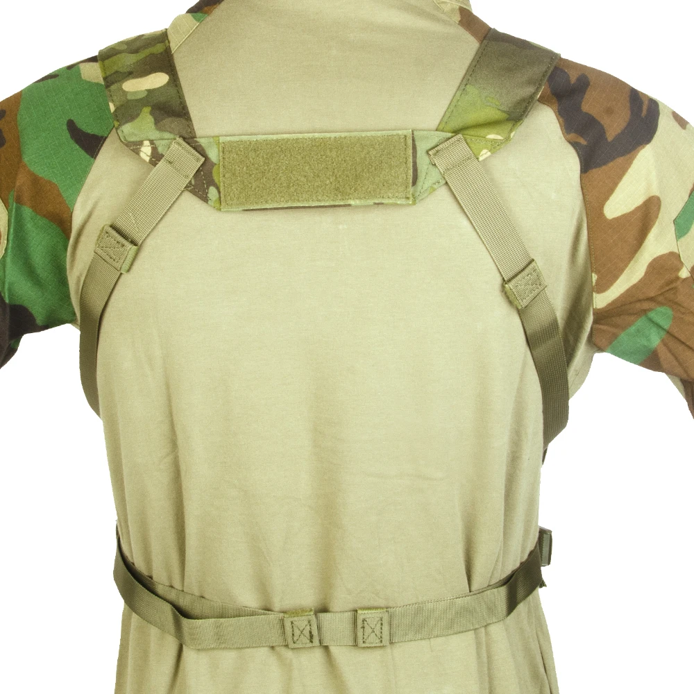 MK3 Rompi Taktis Dada Rig Karung Kantong Utilitas Tas Perut 500D Nilon ...