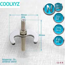 Kitchen faucet faucet fixed foot big foot screw extension nut wash ...