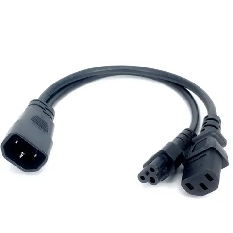 IEC320 C14 C8 a 2X C7 C5 C13 Y Cable de alimentación de CA dividido ...