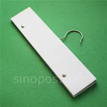 Swatch Hanger For Fabric Samples, Home Office Storage, Riveted Design.
