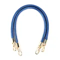 2pcs PU Leather Braided Rope Handles for Handbag Shoulder Bag Strap ...